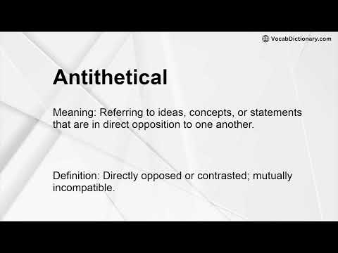 Antithetical Meaning