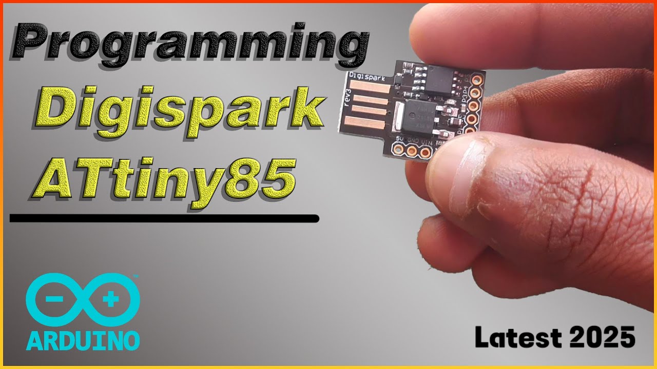 How to program Digispark ATtiny85 | Updated working method 2025