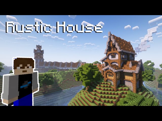 Minecraft but Everything is a Rustic House | Bedrock Edition Minecraft Map