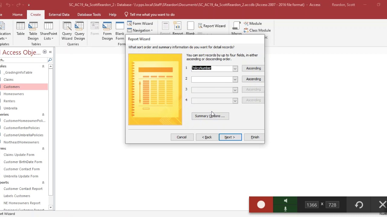 SC Project Access Chp 4 Lab 1   Webcast