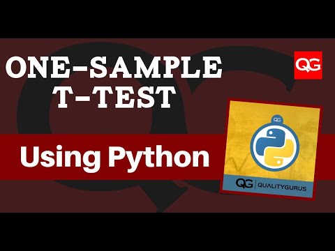 One Sample t Test using Python