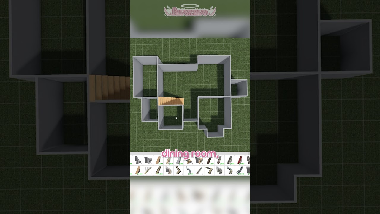 EASY 2 STORY BLOXBURG ROLEPLAY HOME LAYOUT! #shorts