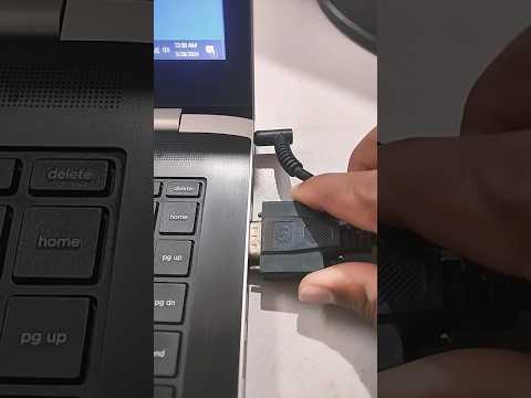 How to Insert VGA Cable in Laptop VGA Port#macnitesh#virulshorts#keyboardtricks#2024short