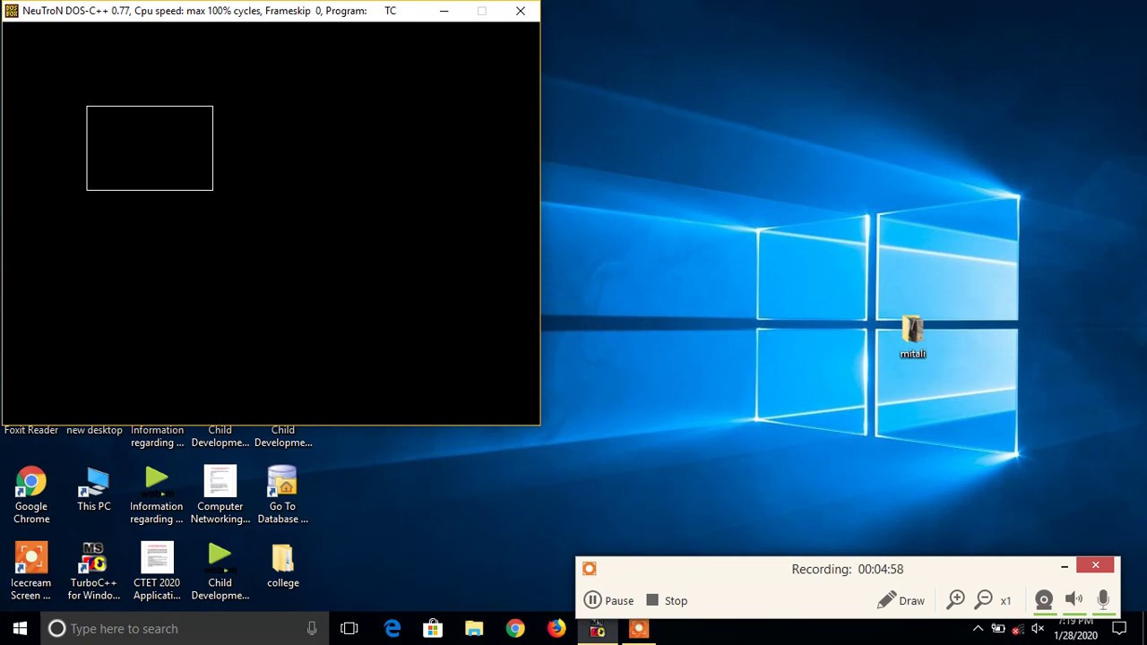 Learn Computer Graphics using C: Program 4 (Drawing Arcs and Rectangle)