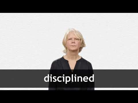 DISCIPLINED definition and meaning | Collins English Dictionary
