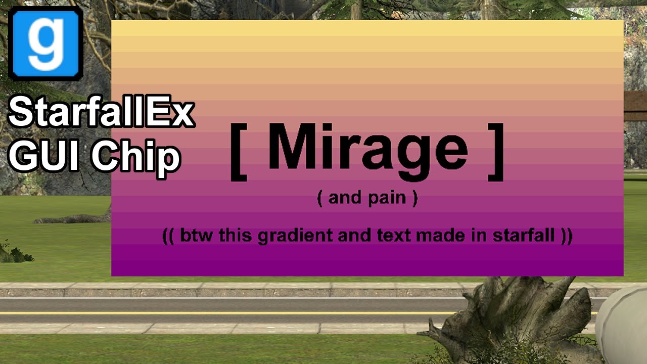 Programming Mirage; Not Quite a Graphics Library