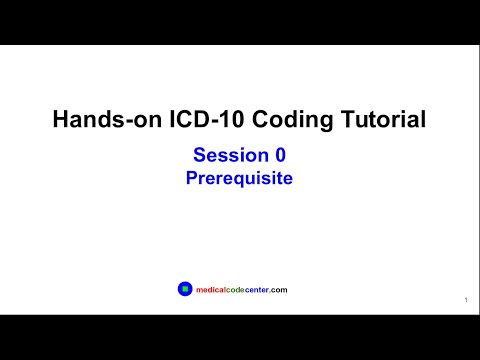 Hands-on ICD-10 Tutorial Session 0: Tutorial Prerequisite - how to get ICD-10 coding resources