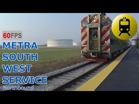 Metra SouthWest Service NB, Manhattan, IL to Chicago Union Station | VirtualTrain