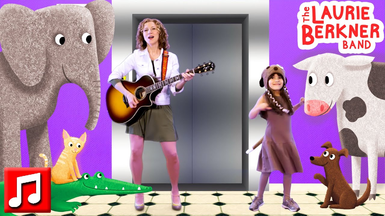 Waiting for the Elevator | Best Songs for Kids about Counting & Moving | Laurie Berkner Band