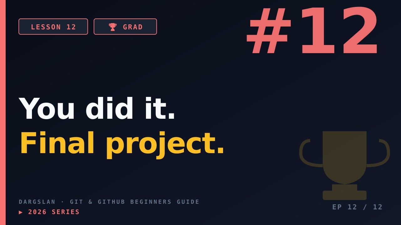 🏆 The Git Graduation Project — Build a Portfolio Repo (Lesson 12 — GRAD)
