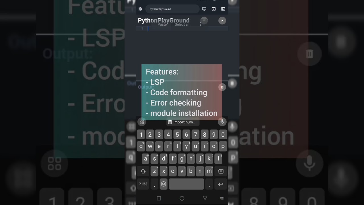 I have created my own python playground 😍 #shorts #python