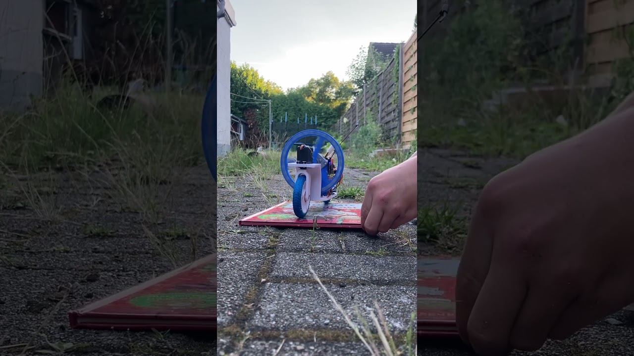 self-balancing bike. Github: https://github.com/Dmitrii-Tomin/self-balancing_bike #3dprint #arduino