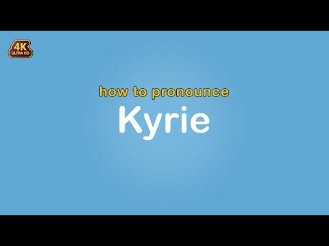 how to pronounce Kyrie 【Name】