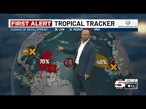 VIDEO: The Tropics are getting busier ahead of hurricane season's peak