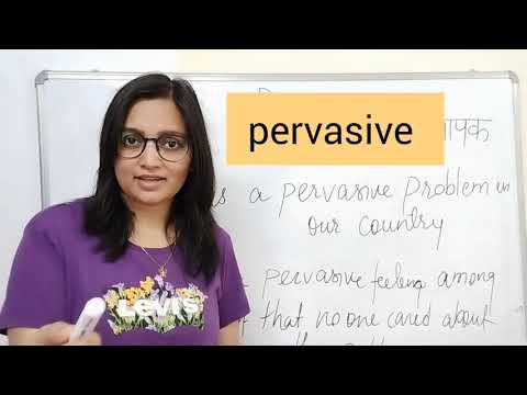 pervasive meaning in hindi | pervasive का मतलब | example sentences |