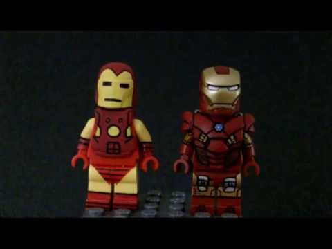 Lego Iron Man: Mark 7 and Classic Armour - Showcase Video