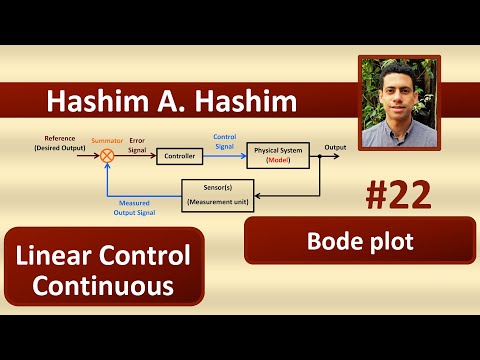 Continuous Linear Control 22 Bode plot frequency response part 2 مقدمة استجابة التردد مخطط بود ...