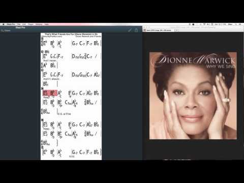That's What Friends Are For Chords at MyPartitur - Dionne Warwick