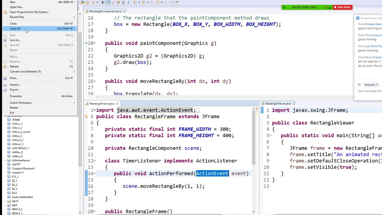 JAVA Programming -  GUI project move box by Timer