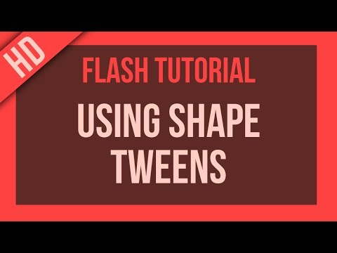 Flash Tutorial: Using Shape Tweens