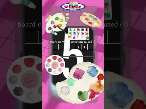 Art Crossword #crosswordpuzzles #wordpuzzlegame #puzzlegames #games #wordgamessolving #logicpuzzles