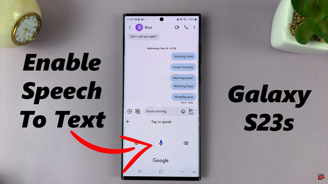 How To Enable Voice Input Speech To Text On Keyboard On Samsung Galaxy S23s