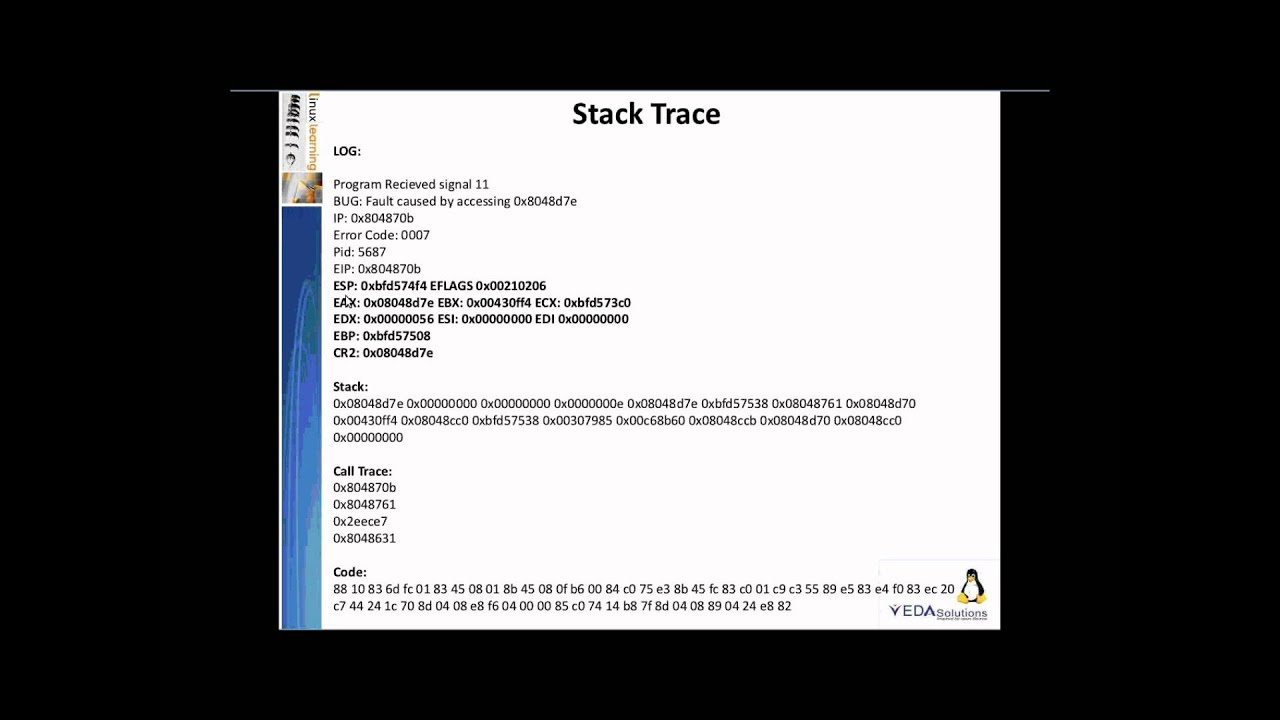 Linux Program Debugging.wmv