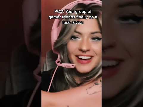 #pov your group of gamer friends finally do a face reveal #shorts #tiktok #acting
