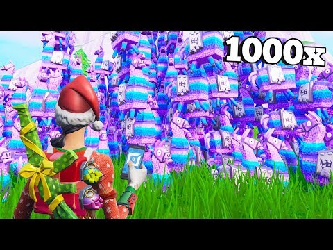 SPAWNING IN 1000s OF RANDOM ITEMS IN FORTNITE CREATIVE MODE!