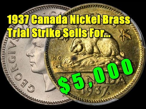 YOU'RE NOT SEEING THINGS...A 1937 Canada Nickel Sold For $5,000? Mint Error?
