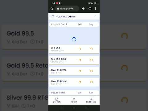 How to install TunchPe app on mobile || Watch live gold bullion rates || Find bullion dealers online