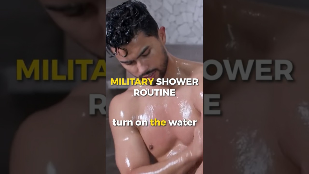 Military Shower Routine #tmf #teachingmensfashion #shower #military #selfimprovement