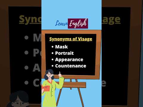 Synonyms of Visage? | Visage का Synonyms? #shorts #learnenglishmeaning #synonyms #youtubeshorts