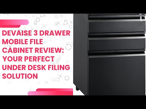 DEVAISE 3 Drawer Mobile File Cabinet Review: Your Perfect Under Desk Filing Solution