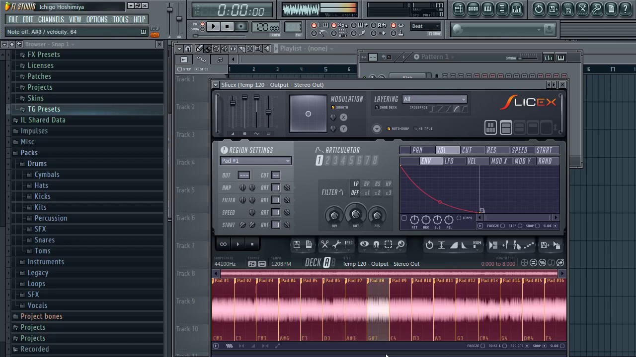 FL Studio sync with MPC2000XL & SLICEX