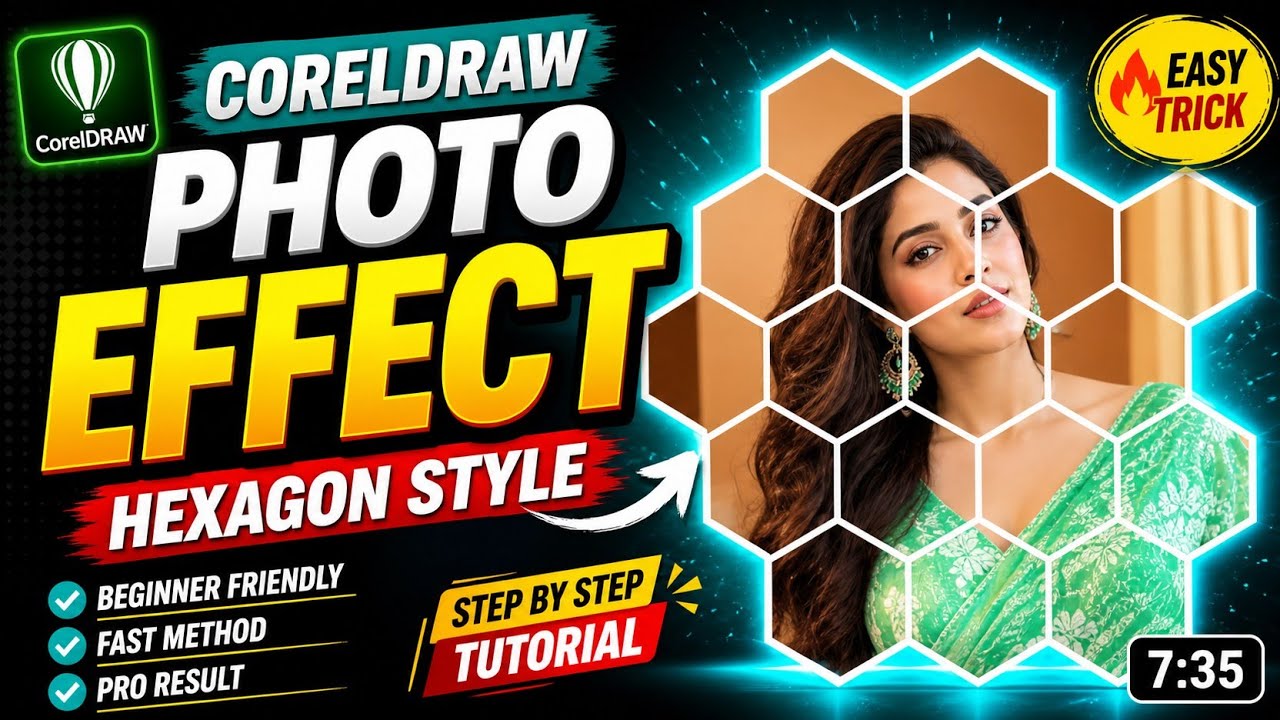 CorelDraw PowerClip | CorelDraw tutorials | Clipping Mask | Polygon tool tips #aggraphics