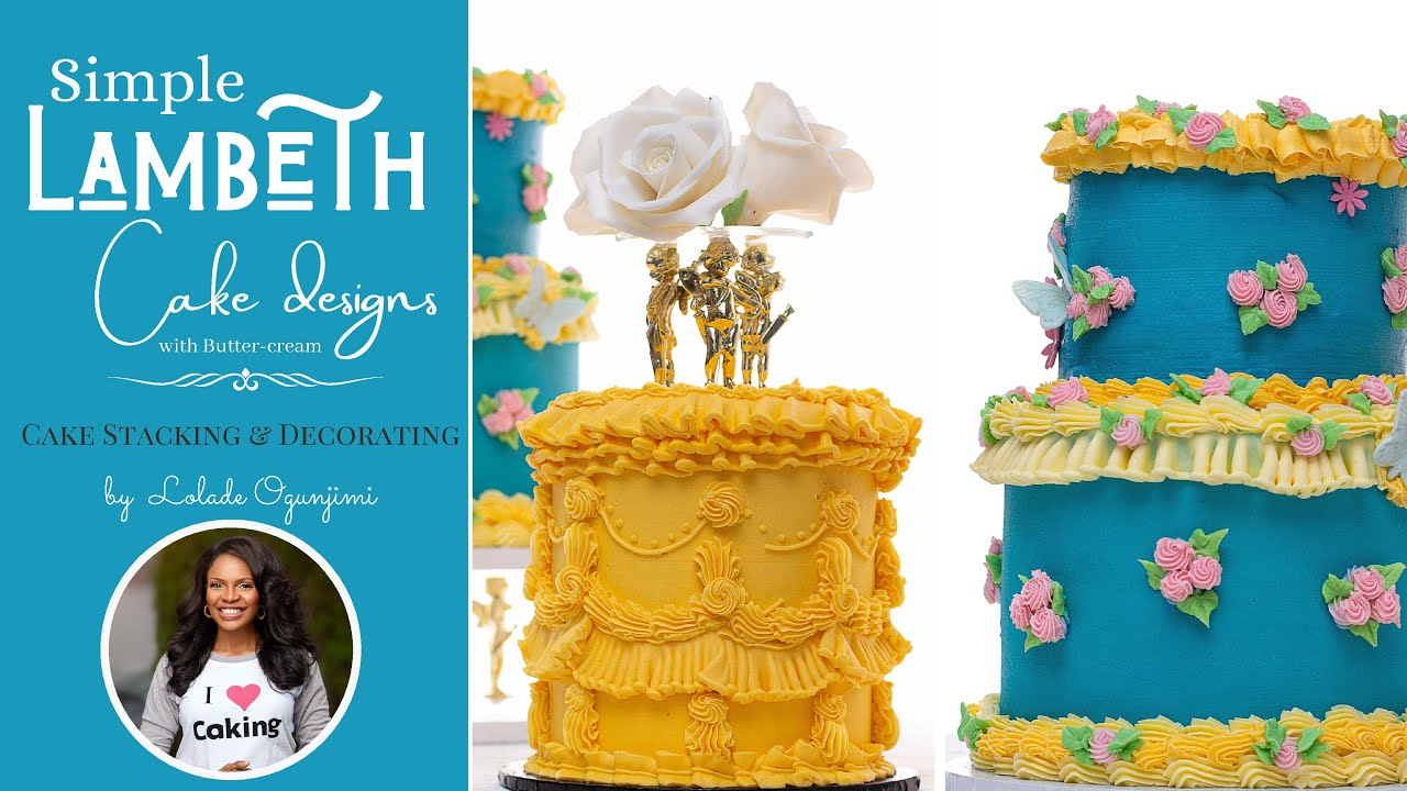How to make a simple Lambeth cake design