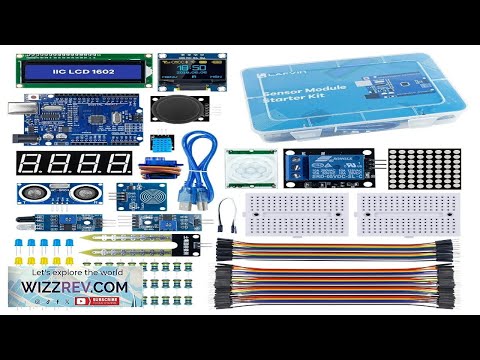 Sensor Module Starter Kit with UNOR3 CH340 0.96 inch 1602 LCD Display Review