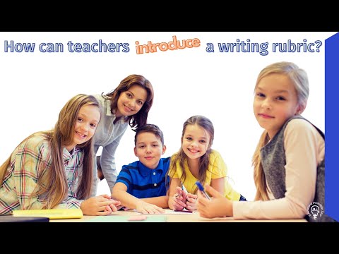 How do you introduce a writing rubric to second grade?