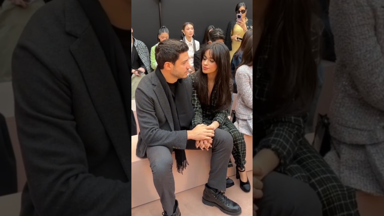 Camila Cabello with boyfriend Henry Chalhoub in Paris✨🤍 #camilacabello #fashion #shorts