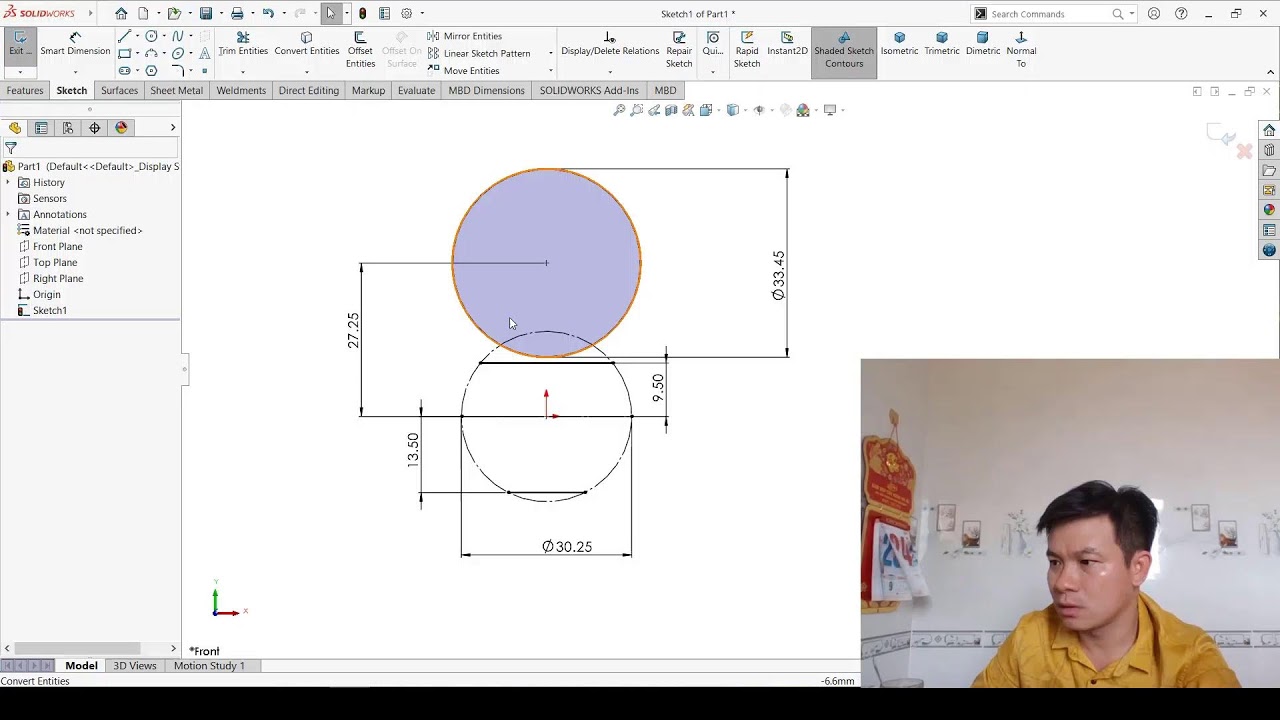 SolidWorks 3D Tutorial  Ball Valve Project  Valve Ball Explained