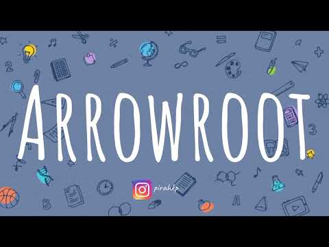 Arrowroot meaning | Learn English Vocabulary | Word of the Day