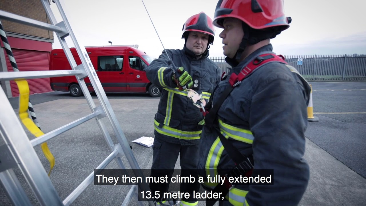 Firefighter Selection Tests - Ladder Climb