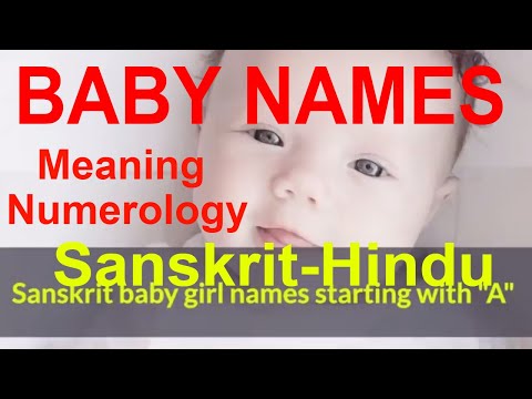 Unique Indian Traditional Sanskrit baby Girl Names Starts with “A ...