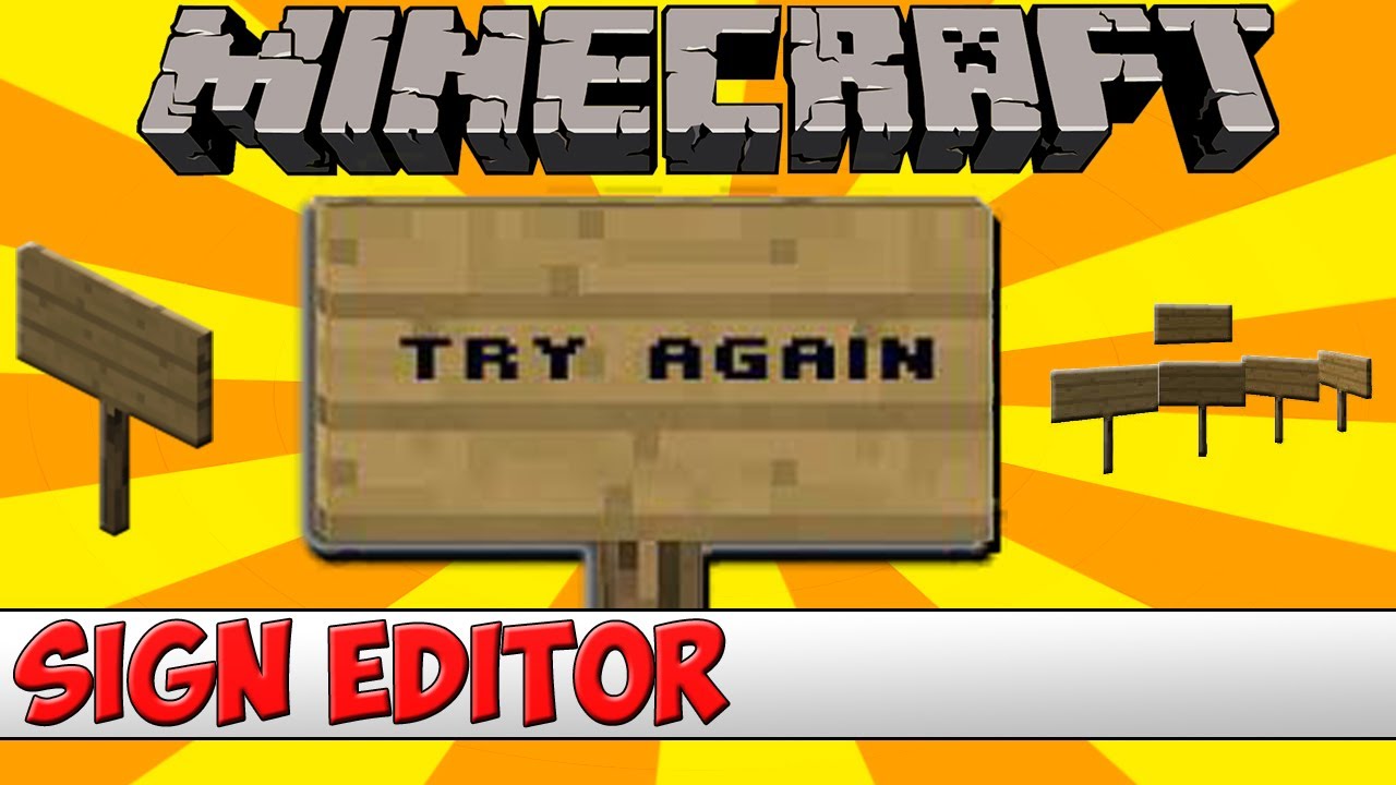 Minecraft Bukkit Plugin - Sign Editor - Tutorial