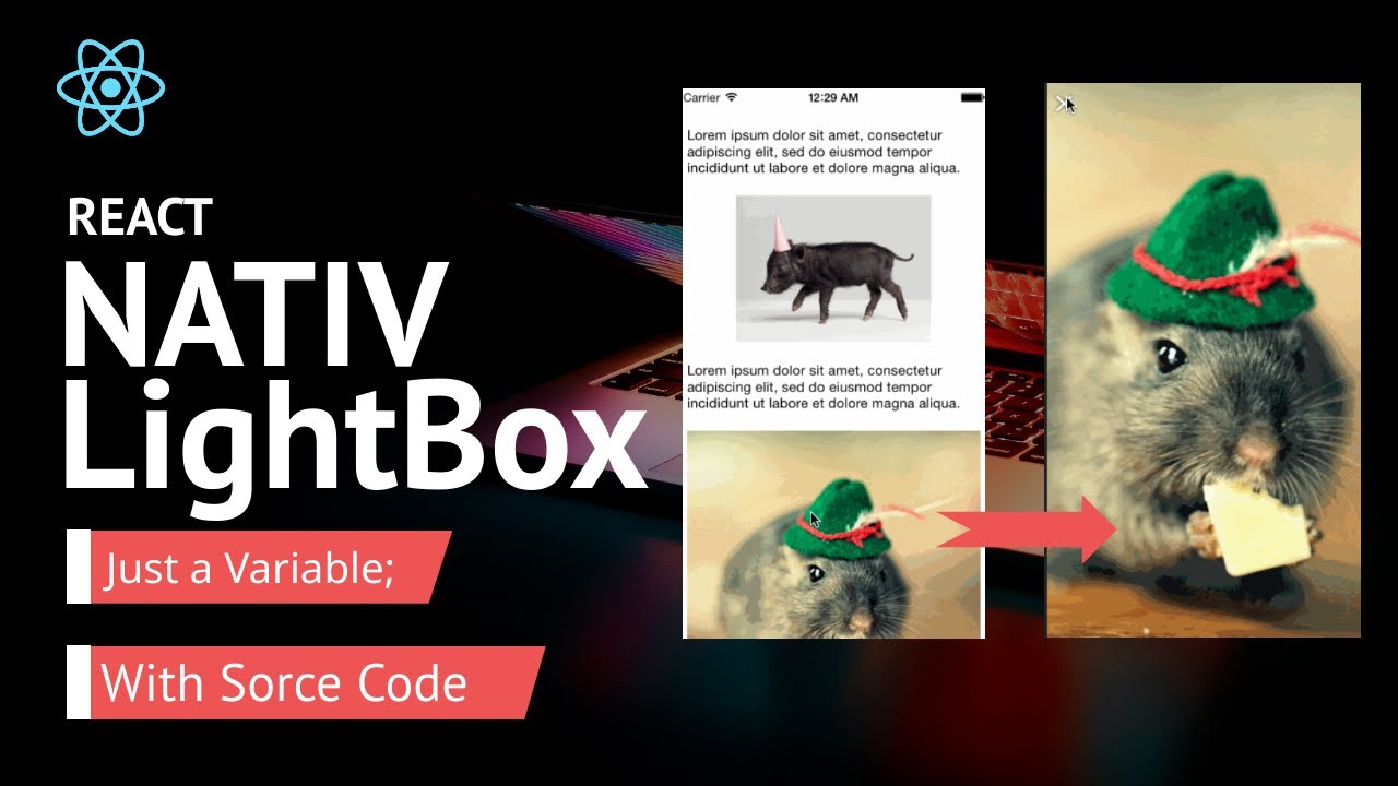 React Native LightBox || Just a Variable;