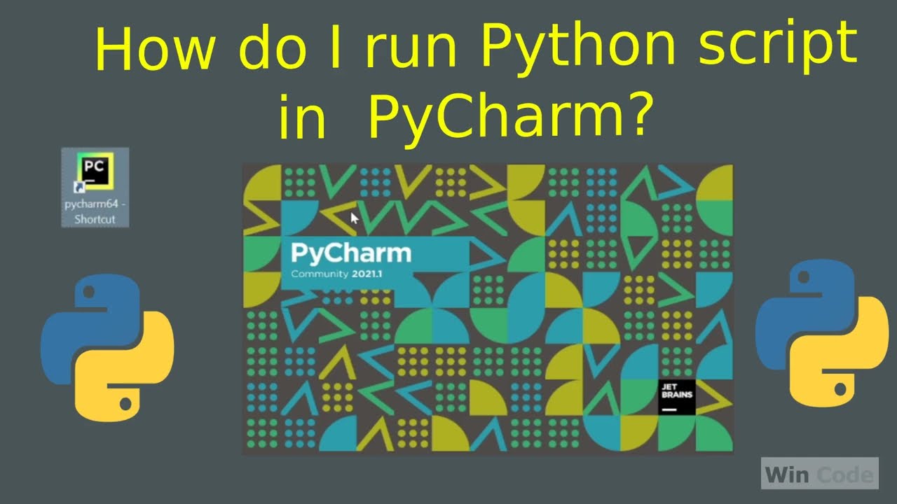 How do I run Python script in PyCharm?  How to run a python code?