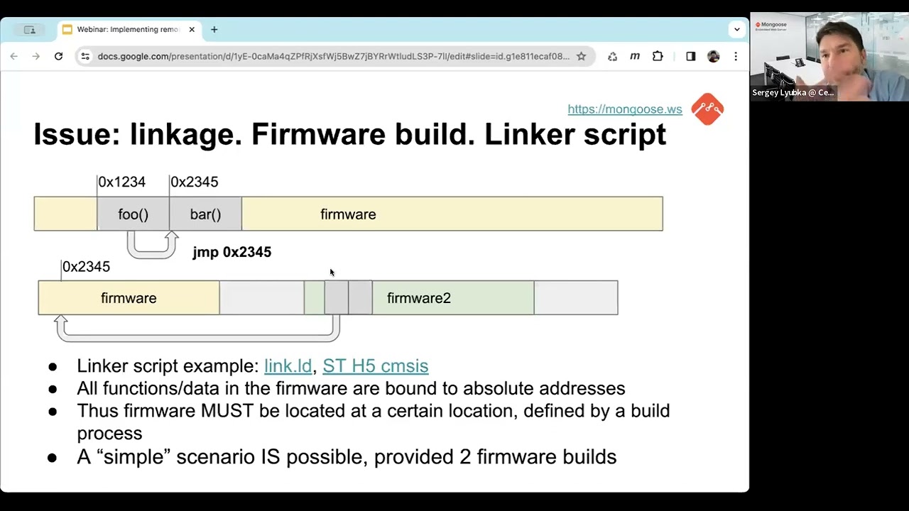 Webinar:  Implementing remote Over-The-Air (OTA) Firmware Updates on STM32 H5, H7 microcontrollers