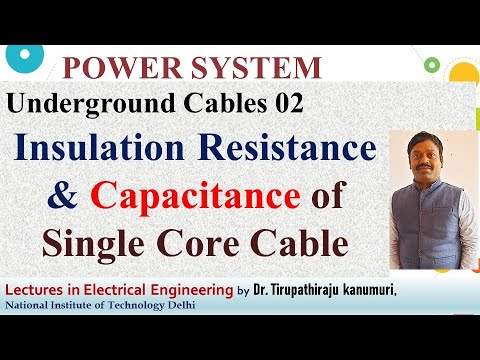 Insulation Resistance and Capacitance of Single Core Cable Video ...
