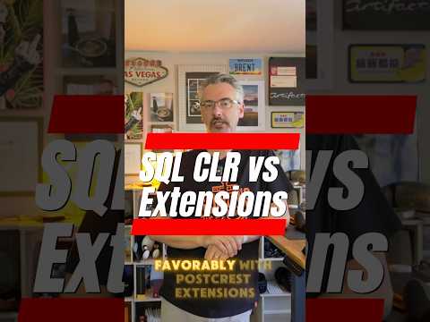 SQL CLR vs Extensions